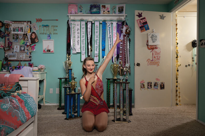 Breckyn Steele is the first baton twirler at LHHS in 25 years - Lake ...