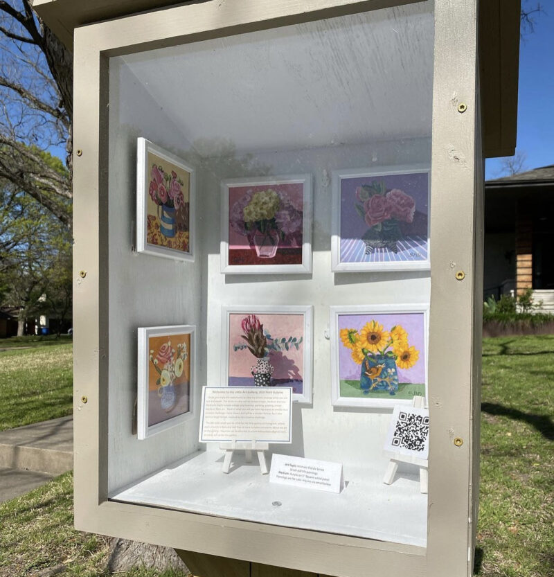 Have you seen this neighbor's mini art gallery? - Lake Highlands